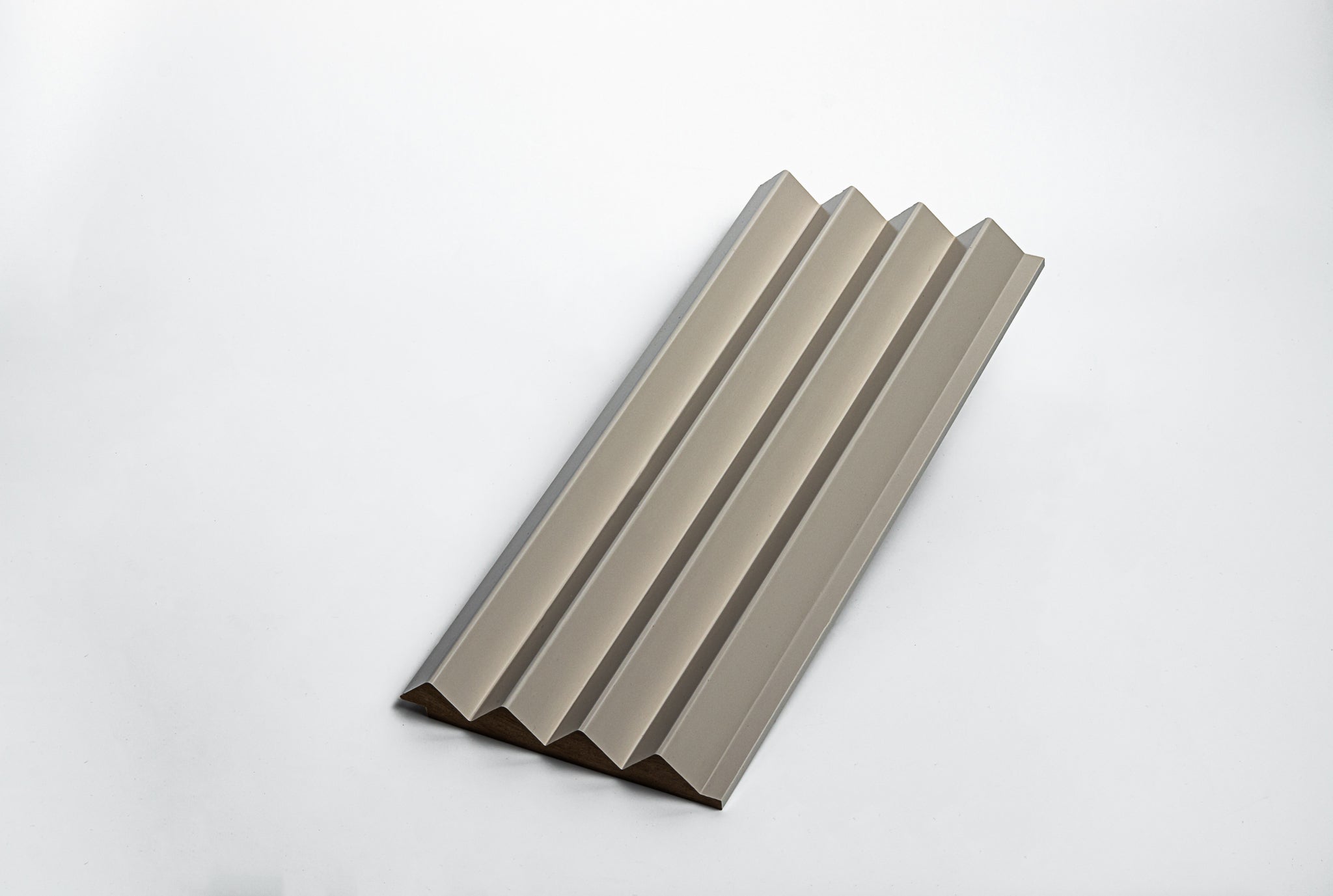 Panou Riflaj Decorativ Mdf Piramidal, Bej – Fiica Interiors