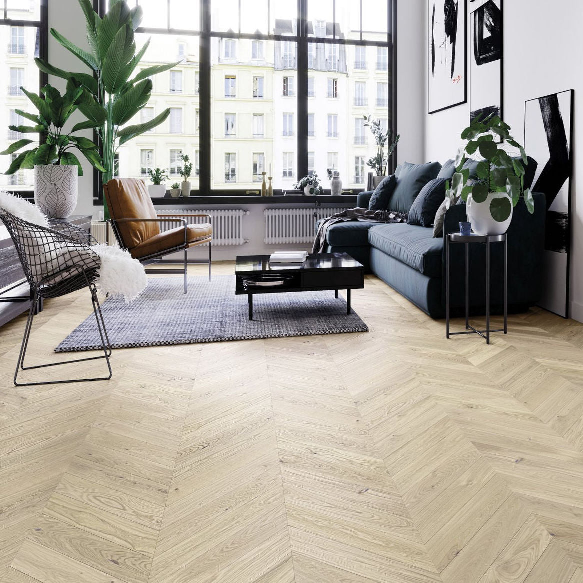 Parchet Stratificat Chevron Stejar Salt, Barlinek Pure Classico – Fiica ...